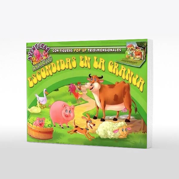 Libro| AVENTURAS ANIMALES POP UP ESCONDIDAS EN LA GRANJA |ISBN 9789974710481 |Compra en tumacro