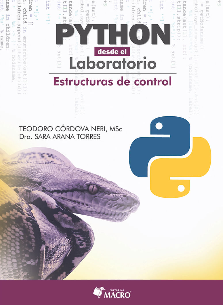 Libro|PYTHON DESDE EL LABORATORIO. Estructuras de control, Teodoro ...