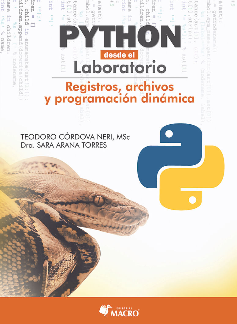 Libro|PYTHON DESDE EL LABORATORIO. Registros, archivos y programación dinámica