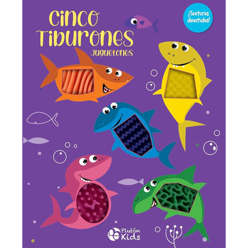 Libro| Cinco Tiburones Juguetones - ¡Texturas Divertidas!| ISBN ...