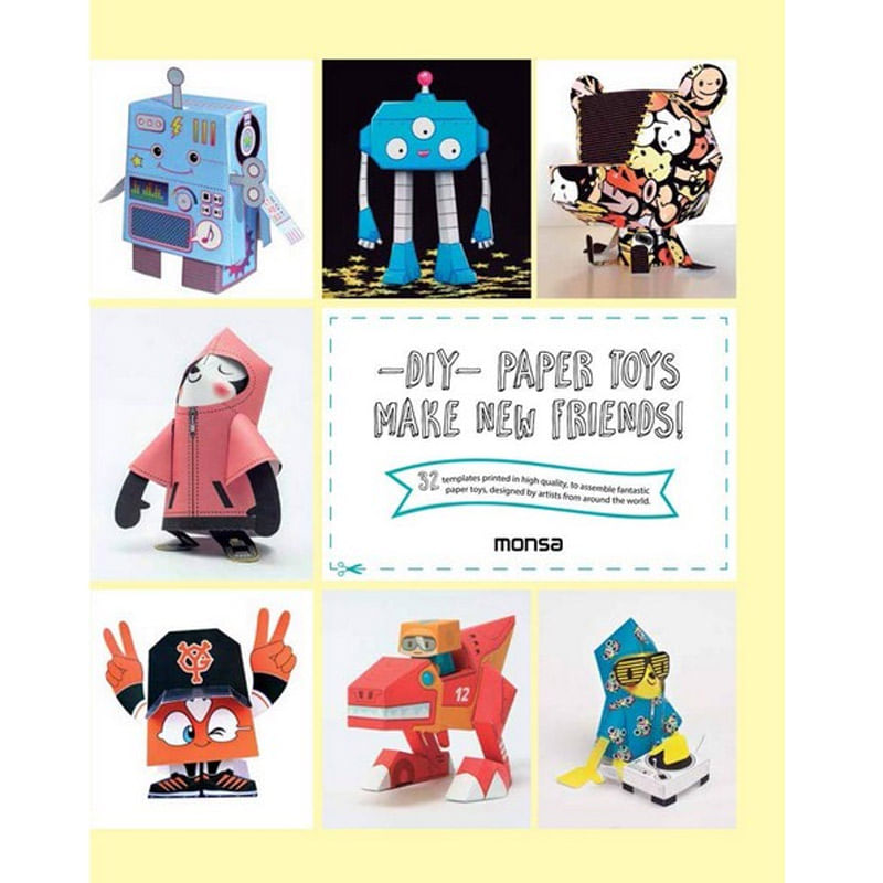 Libro| Diy - Paper Toys| ISBN 9788416500192| Compra en tumacro